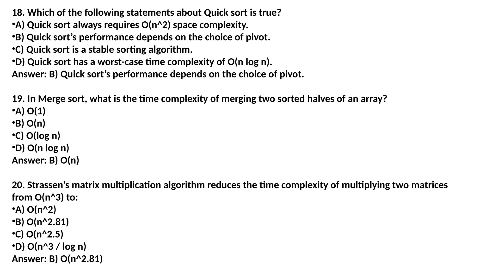 UNIT 1 MCQ.pptxdesign analysis and algorithms | PPTX | Programming Languages | Computing