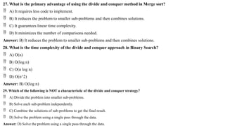 UNIT 1 MCQ.pptxdesign analysis and algorithms | PPTX | Programming ...