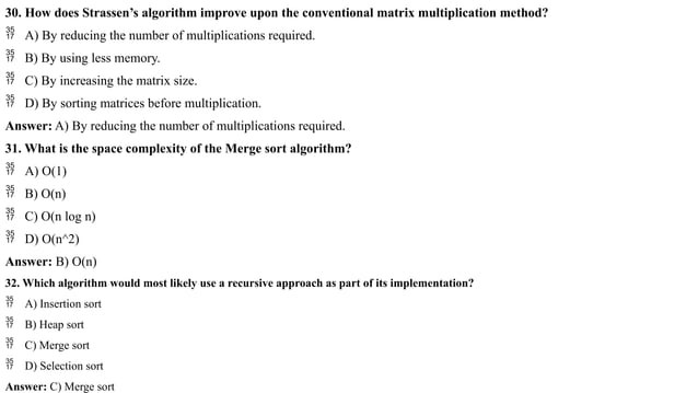 UNIT 1 MCQ.pptxdesign analysis and algorithms | PPTX | Programming ...