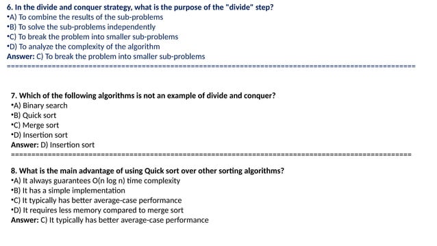 UNIT 1 MCQ.pptxdesign analysis and algorithms | PPTX | Programming Languages | Computing