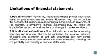 Financial Statement Analysis- Types Characterstics and Limitations | PPTX