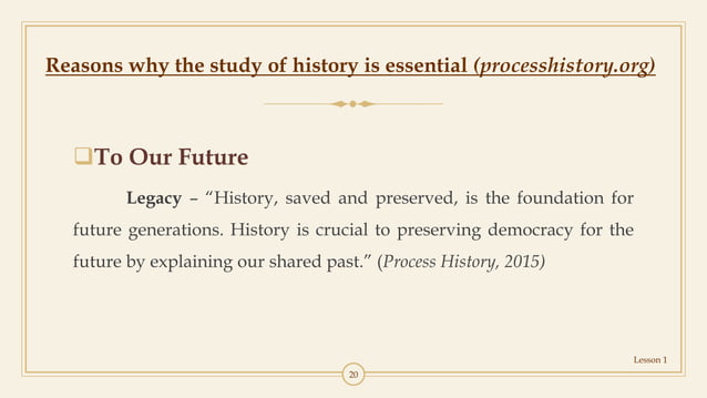 Unit 1 Meaning and Relevance of History.pptx | Education
