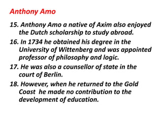 History and management of education (EDF 402) | PDF