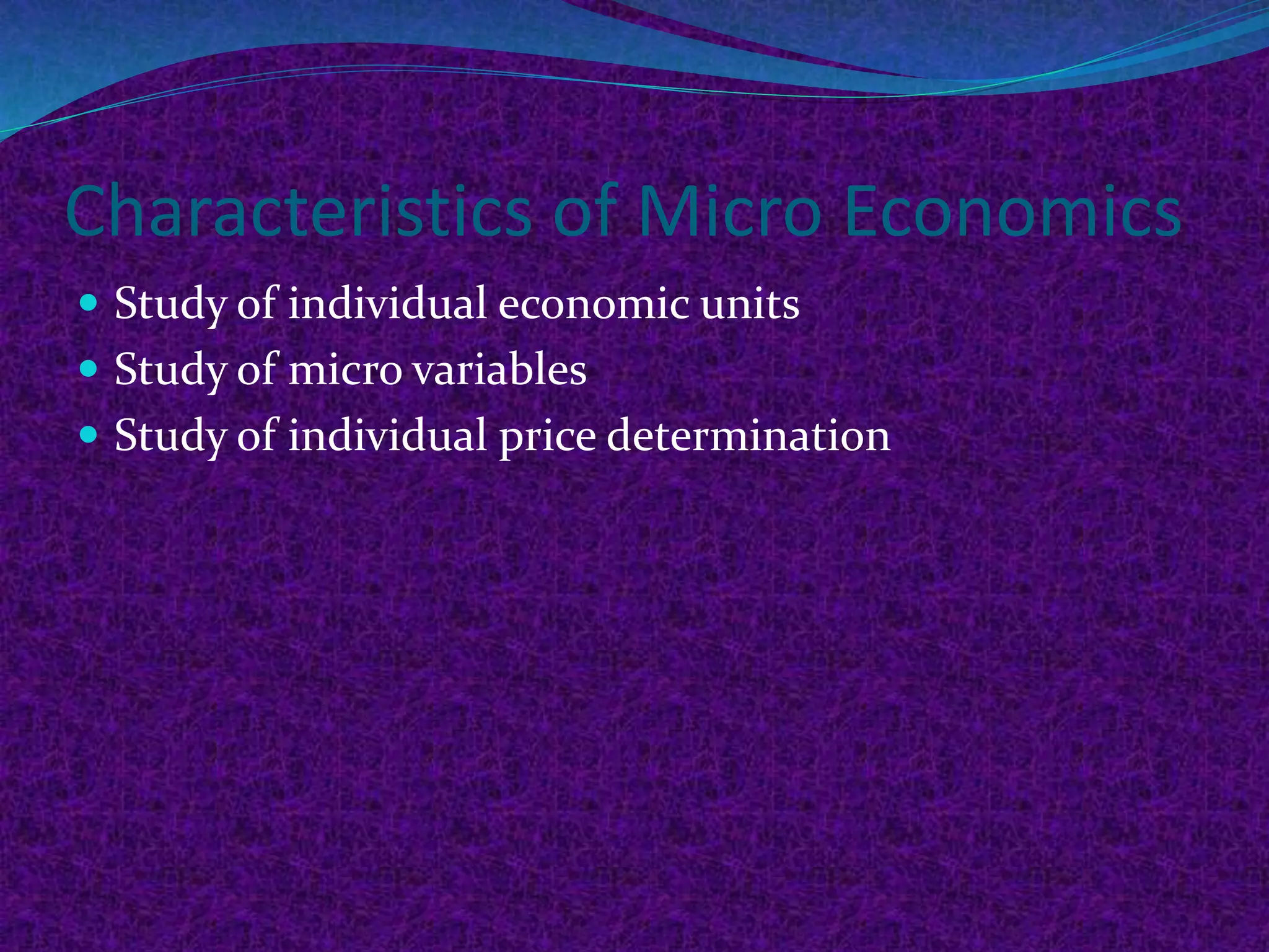 Unit 1 micro economics | PPTX