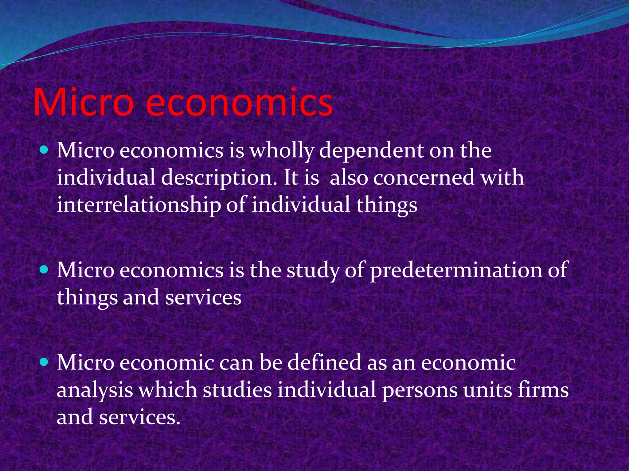 Unit 1 micro economics | PPT