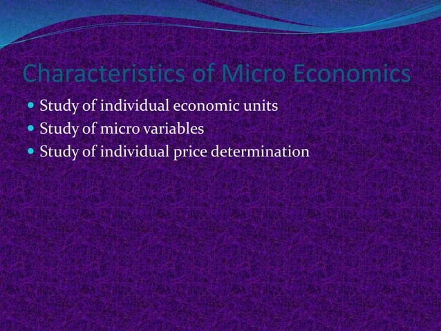 Unit 1 micro economics | PPT