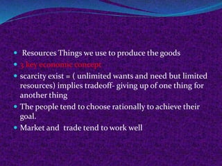 Unit 1 micro economics | PPT