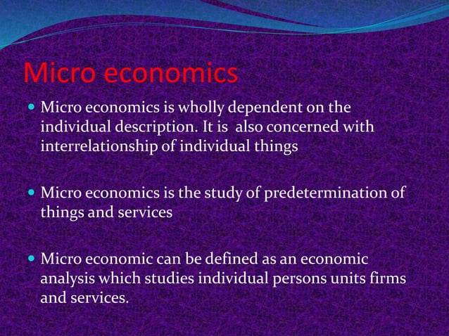 Unit 1 micro economics | PPT
