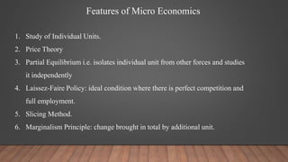Introduction to Economics (Micro Economics) | PPTX