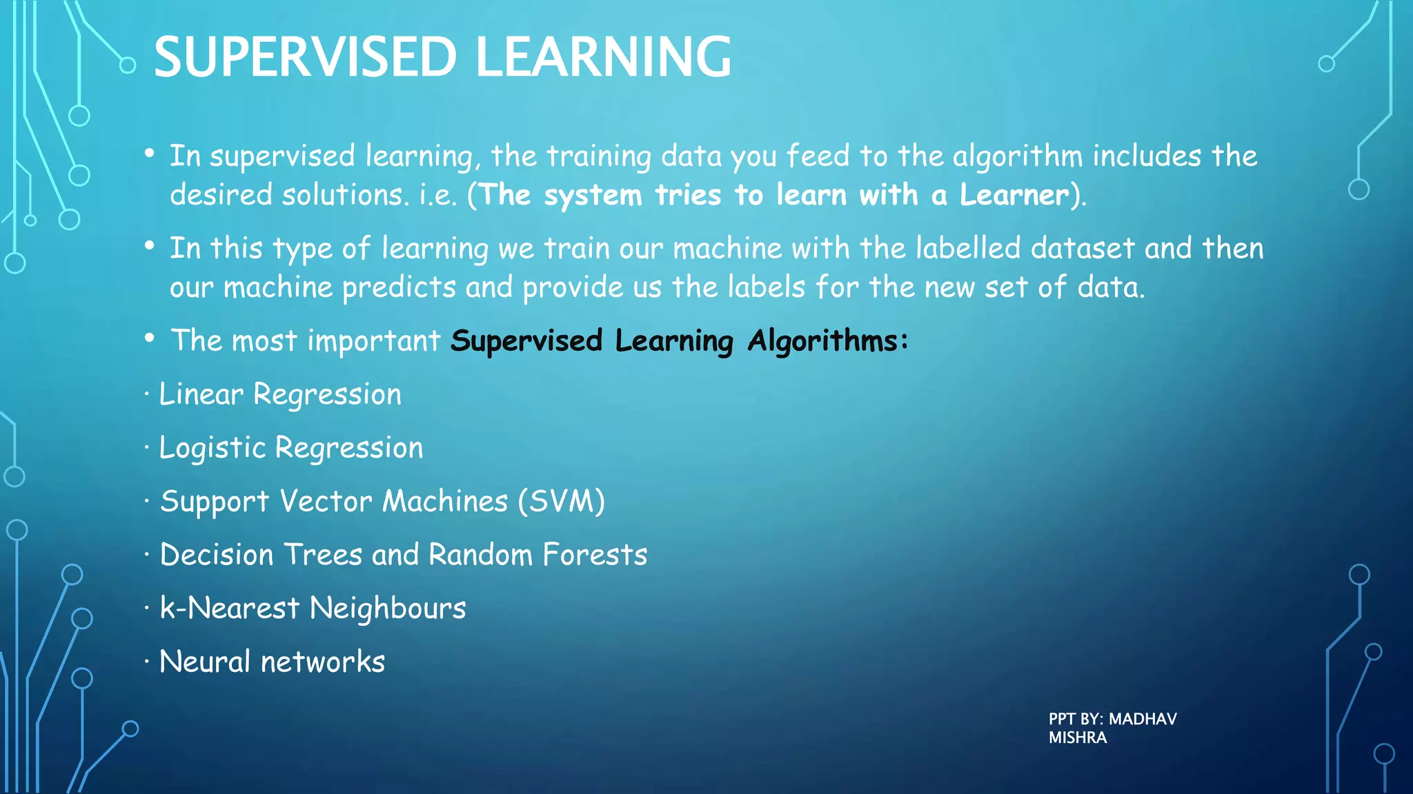 Machine Learning Unit 1 Semester 3 MSc IT Part 2 Mumbai University | PPTX