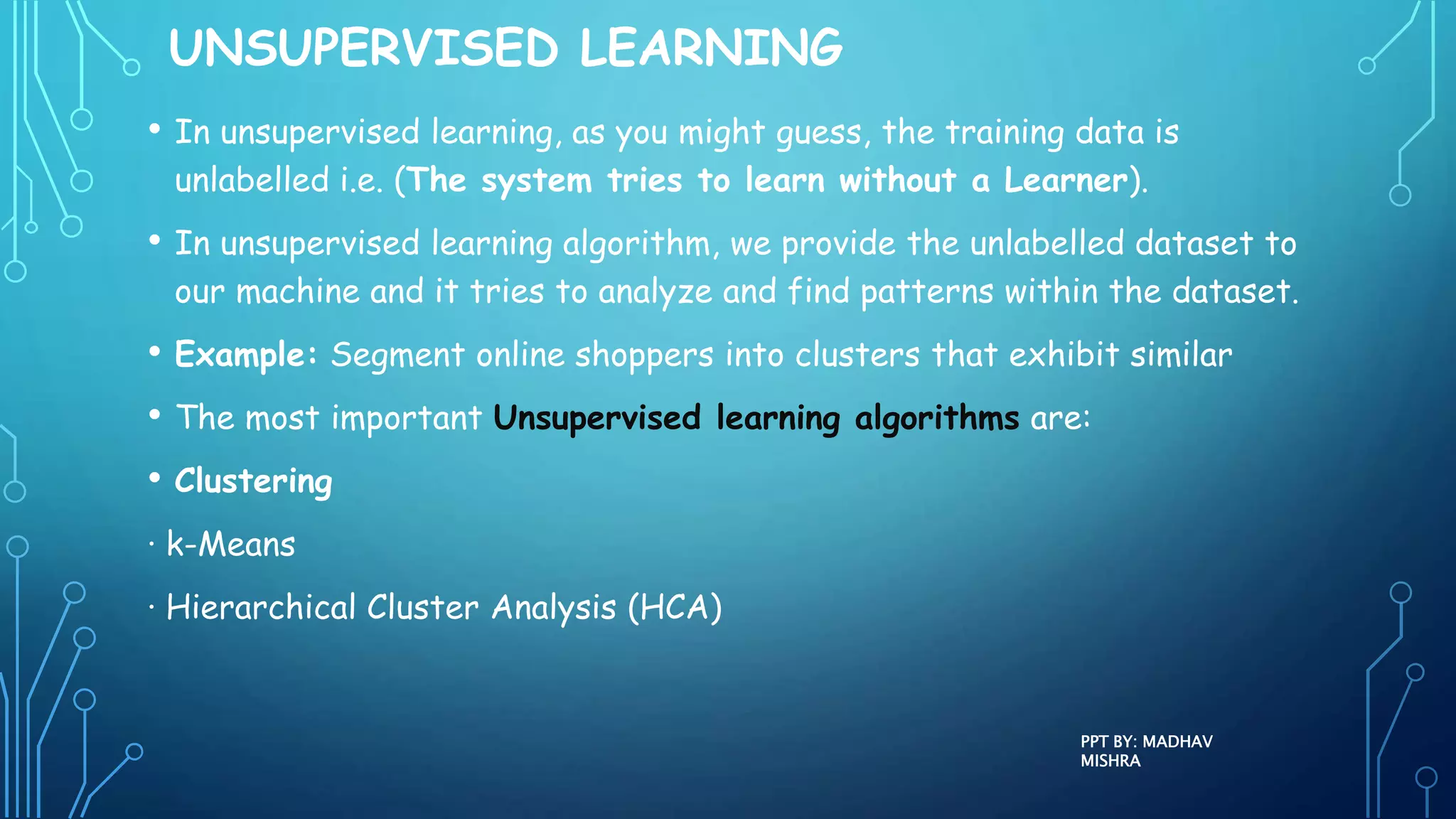 Machine Learning Unit 1 Semester 3 MSc IT Part 2 Mumbai University | PPTX