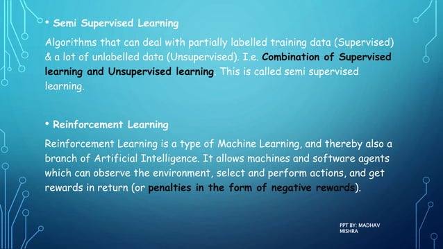 Machine Learning Unit 1 Semester 3 MSc IT Part 2 Mumbai University | PPTX