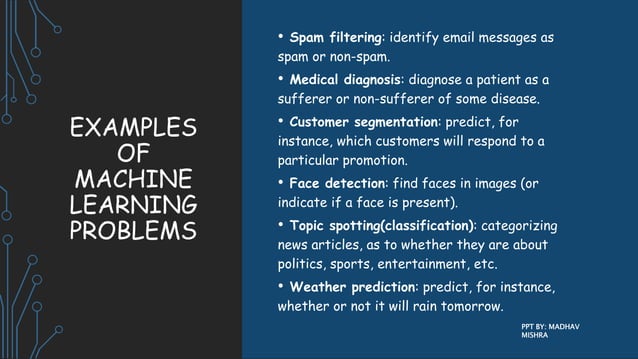 Machine Learning Unit 1 Semester 3 MSc IT Part 2 Mumbai University | PPTX