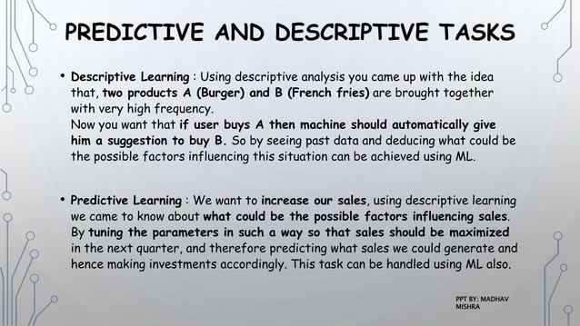 Machine Learning Unit 1 Semester 3 MSc IT Part 2 Mumbai University | PPTX
