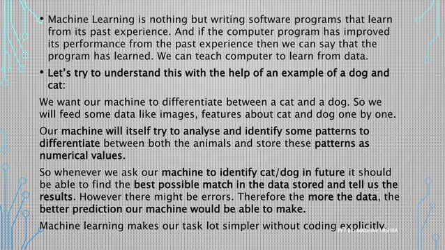 Machine Learning Unit 1 Semester 3 MSc IT Part 2 Mumbai University | PPTX