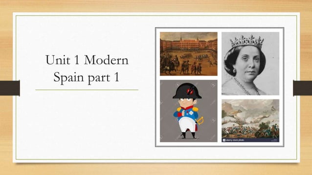 Area Social Science: Modern Spain part 1 | PPT