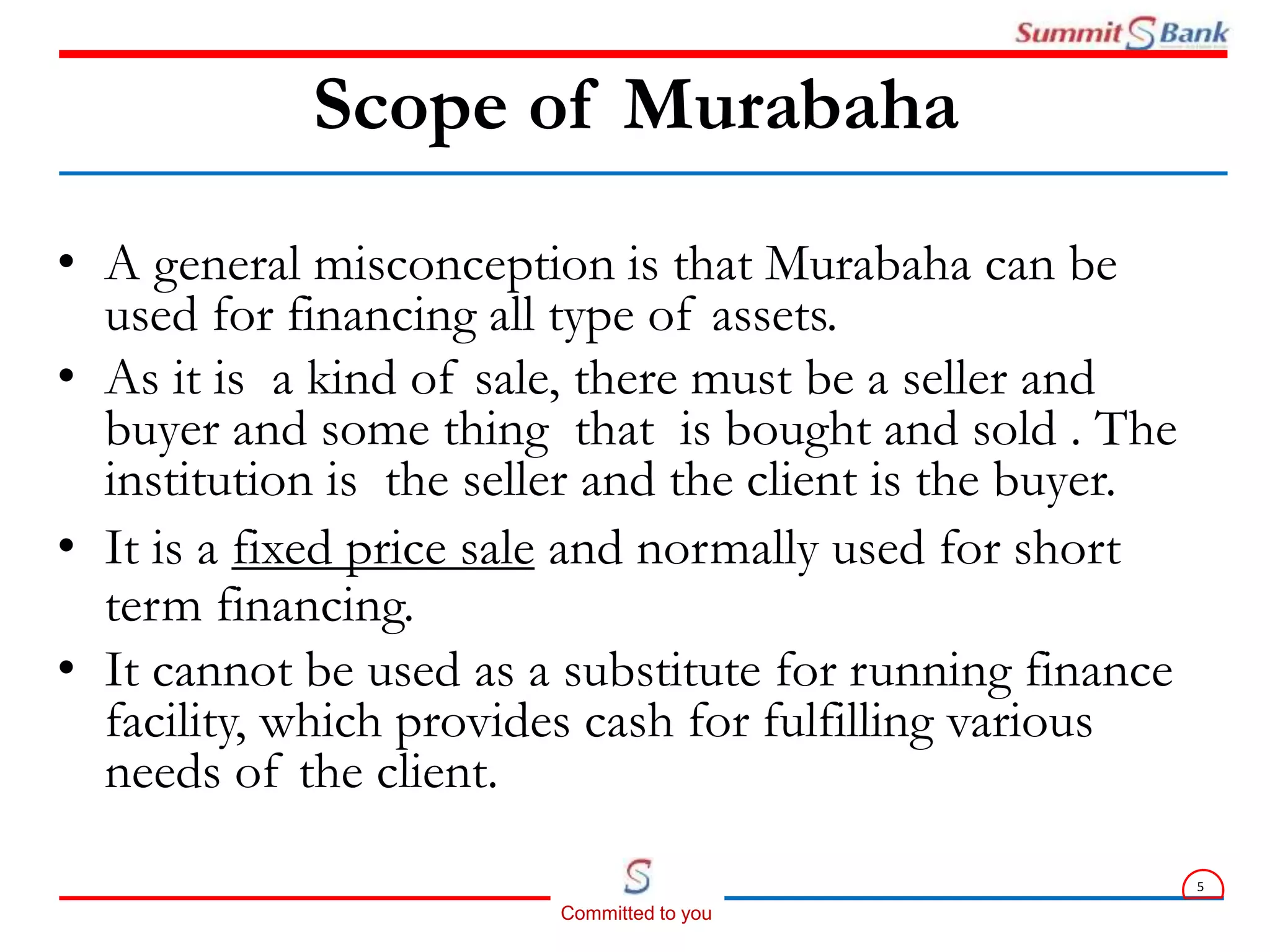 Unit 1(murabaha) | PPTX