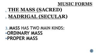 UNIT 1 MUSIC 9 RENAISSANCE L2.ppt MUSIC 9 | PPTX
