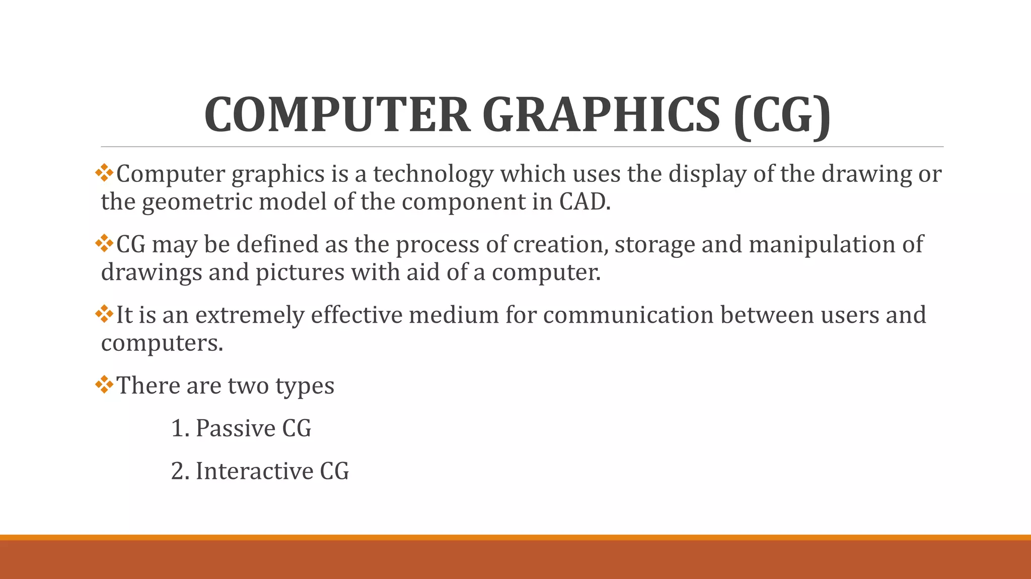 Introduction of Computer aided Design | PPT Introduction of Computer aided Design | PPT