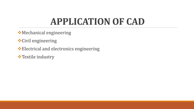 Introduction of Computer aided Design | PPTX