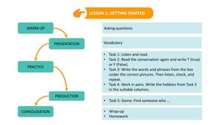 Unit 1 My hobbies Lesson 1 Getting started.pptx