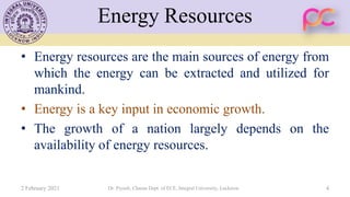 Unit 1 Introduction to Non-Conventional Energy Resources | PDF