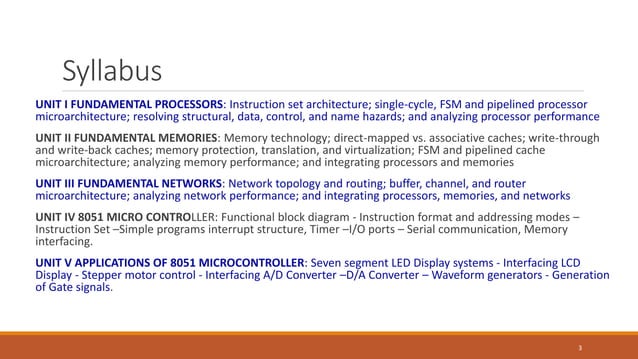 microprocessor and microcontroller material | PPTX | Computing | Technology & Computing