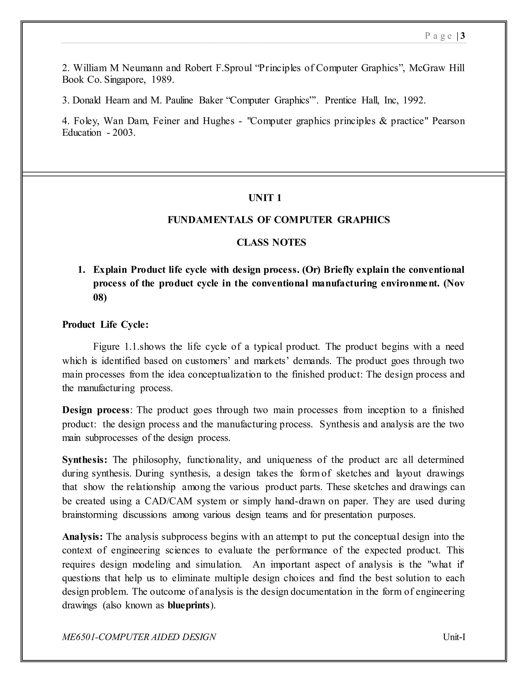 Unit 1 notes | DOCX