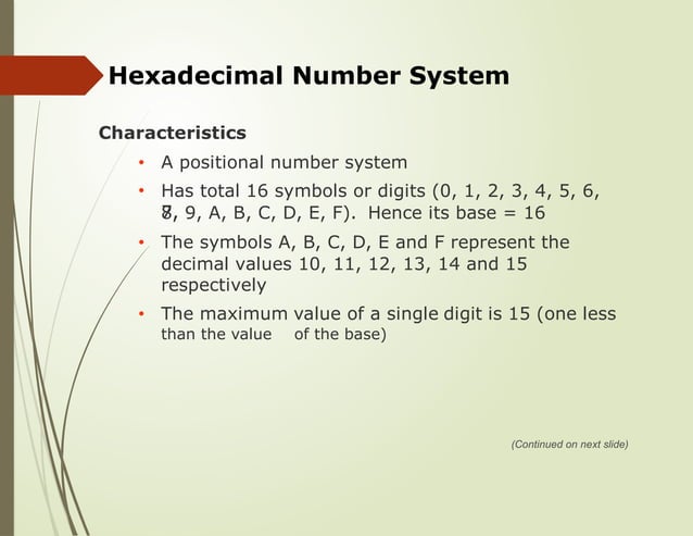 Digital Principles & System Design Unit1_Number systems | PPTX