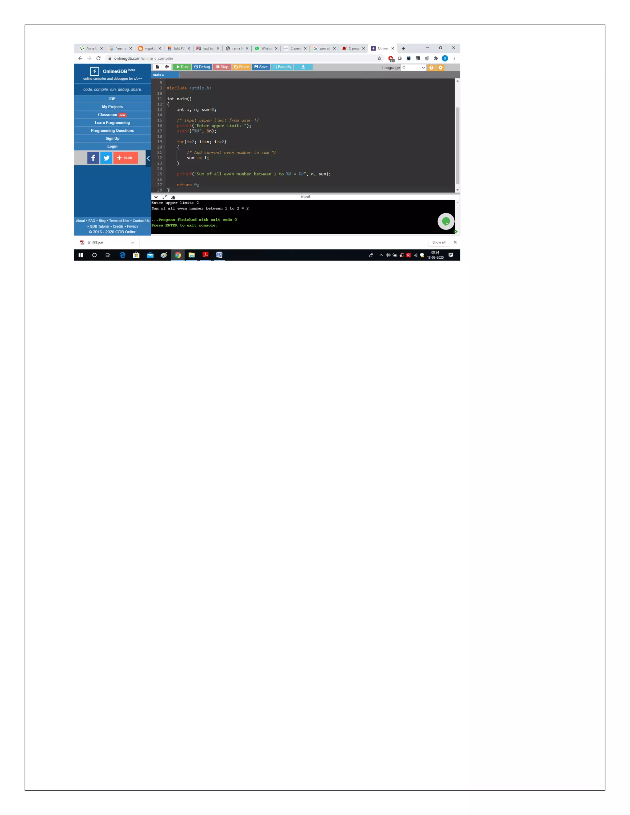 Unit 1 Ocs752 Introduction To C Programming Pdf 5697
