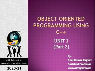 Unit 1 of c++ first program | PPT