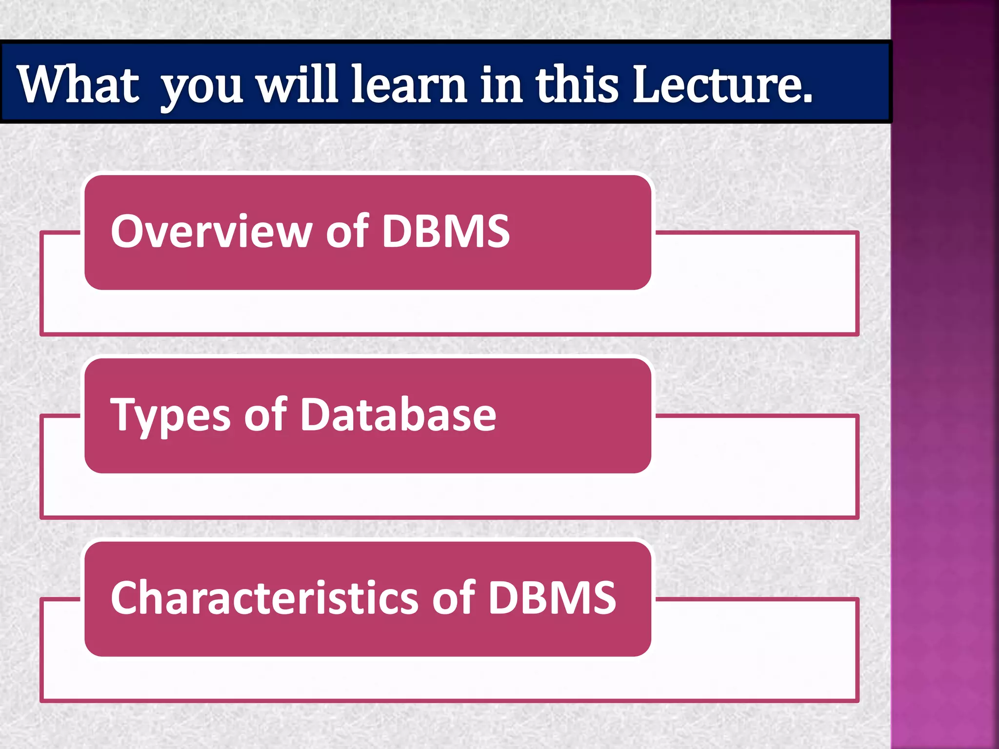 Unit 1 Of Dbms Part 1 Basic Introduction Ppt