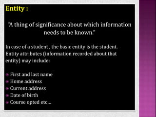 Unit 1 of dbms part 1 basic introduction | PPT
