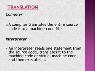 Unit 1 of java part 1 basic introduction akr | PPTX