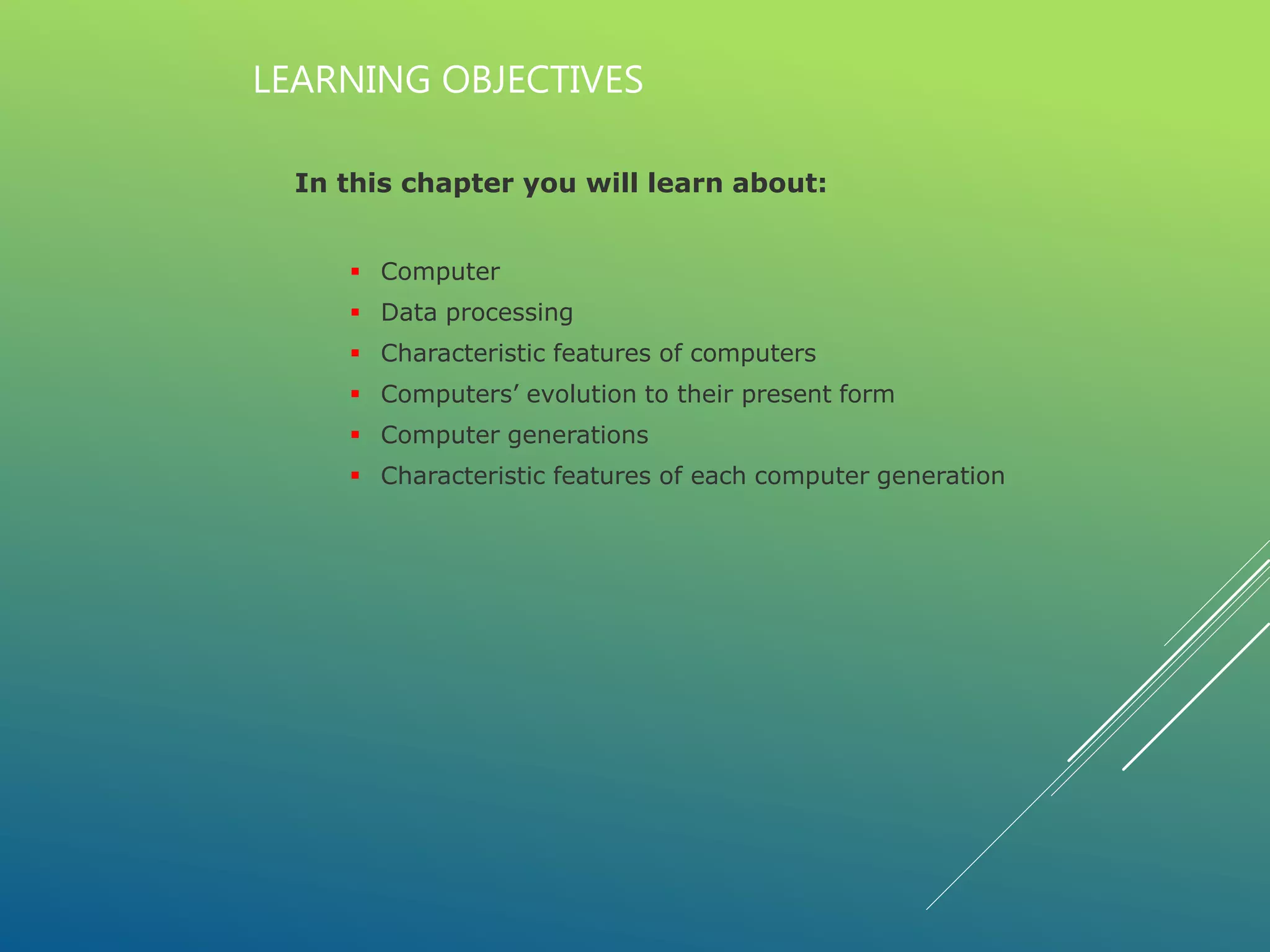 Unit 1 one part introduction to computers | PPT
