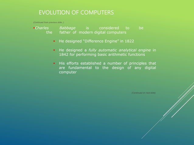 Unit 1 one part introduction to computers | PPT
