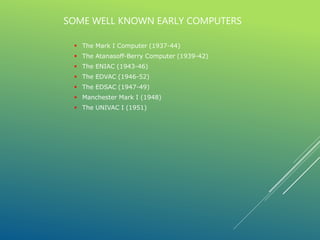 Unit 1 one part introduction to computers | PPT