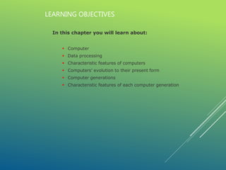 Unit 1 one part introduction to computers | PPT