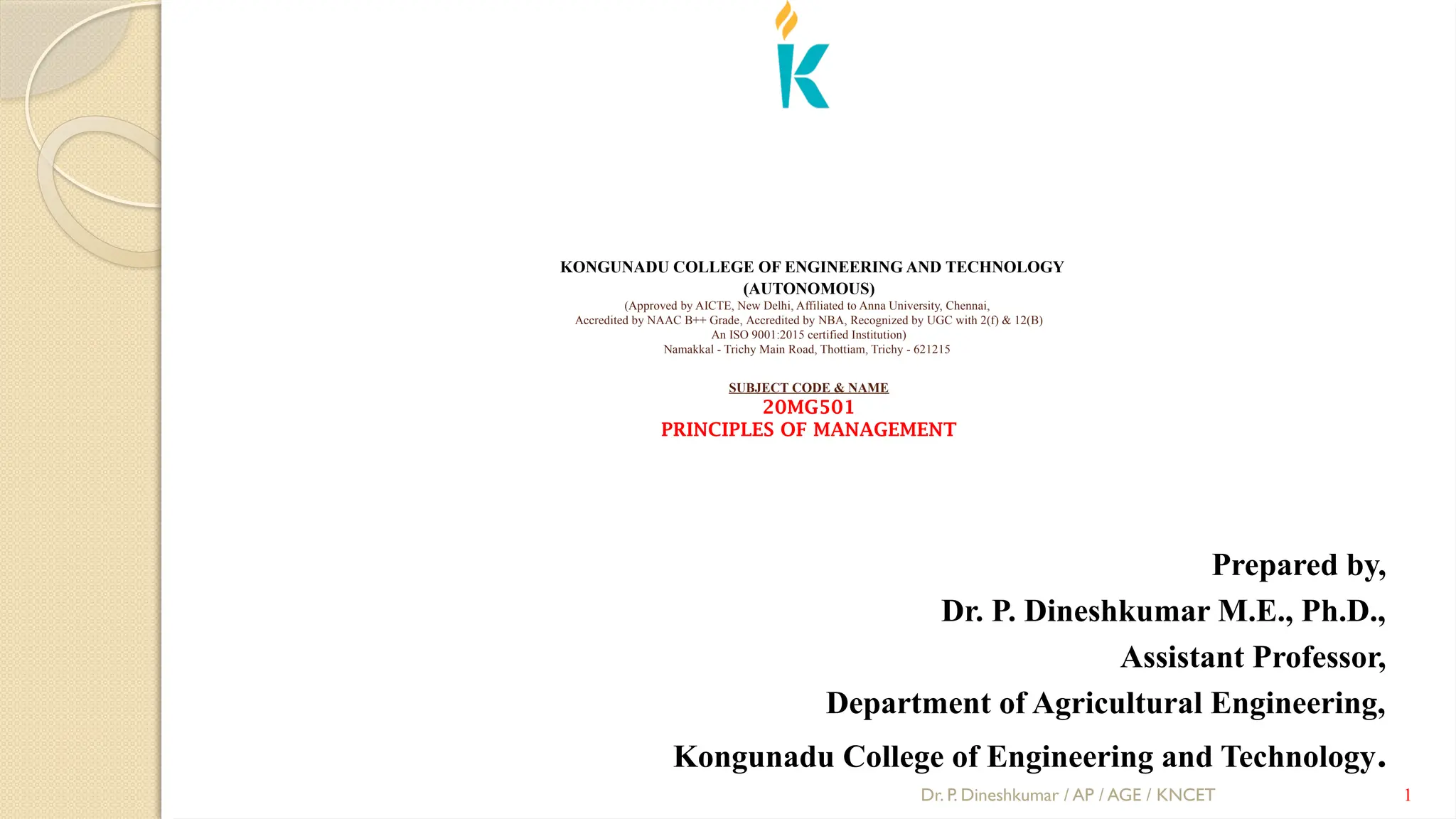 Principles of Management Unit 1 Overview of Management.pptx | Free Download