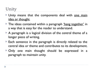 Unit 1 Paragraph Writing soft skills engg.pptx