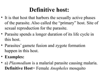 parasitology INTRODUCTION OF MEDICAL PARASITOLOGY | PPTX
