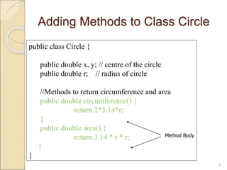 Unit 1 Part - 2 Class Object.ppt