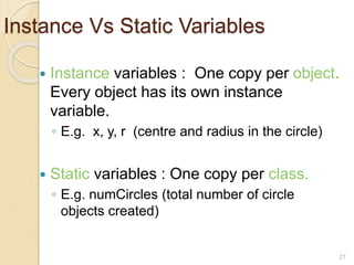Unit 1 Part - 3 constructor Overloading Static.ppt
