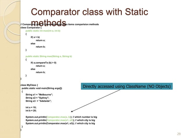 Unit 1 Part 3 Constructor Overloading Staticppt