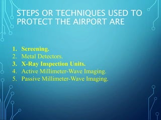 Aviation Safety and Security Management Unit 1 part 1 | PPTX