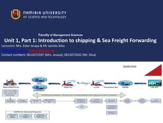 Unit 1 Part 1.pptx | Cruises | Travel Type