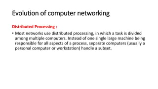 Computer Networks: Evolution of Computer Networks.pptx