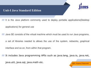 Unit 1 part 1 introduction to java | PPT