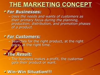 Unit 1: Introduction to Marketing - Part 1 | PDF