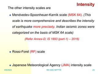 Seismic behaviour of structure | PPT
